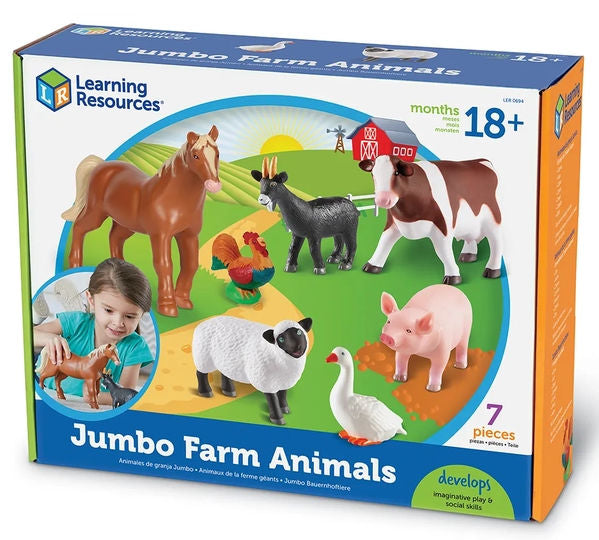 #LER0694 Jumbo Farm Animals Set | Action Toys