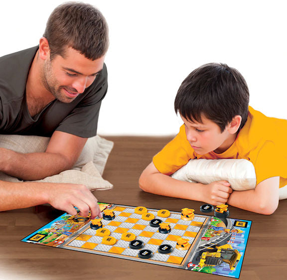 #41902 Caterpillar Checkers Board Game | Action Toys