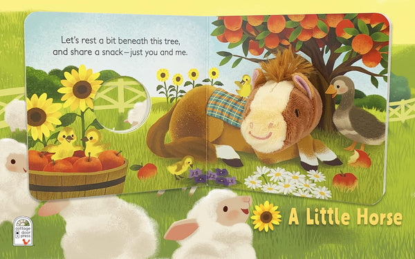 #390803 A Little Horse Chunky Finger Puppet Book | Action Toys