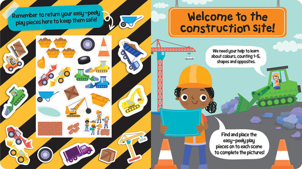 #391368 Easy Peely Diggers Peel, Stick, Play Activity Book | Action Toys