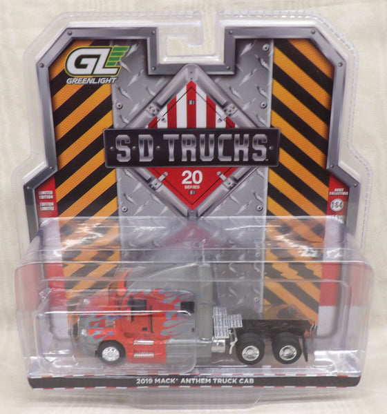 #45200-CR 1/64 2019 Mack Anthem Truck Cab - Raw Metal Chase | Action Toys