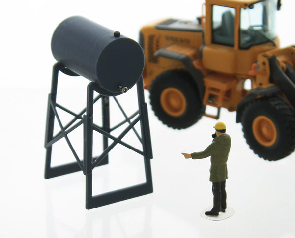 #50-254-GY 1/50 Gray Fuel Tank on Legs, 500 Gallon | Action Toys