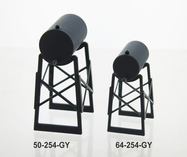 #64-254-GY 1/64 Gray Fuel Tank on Legs, 500 Gallon | Action Toys