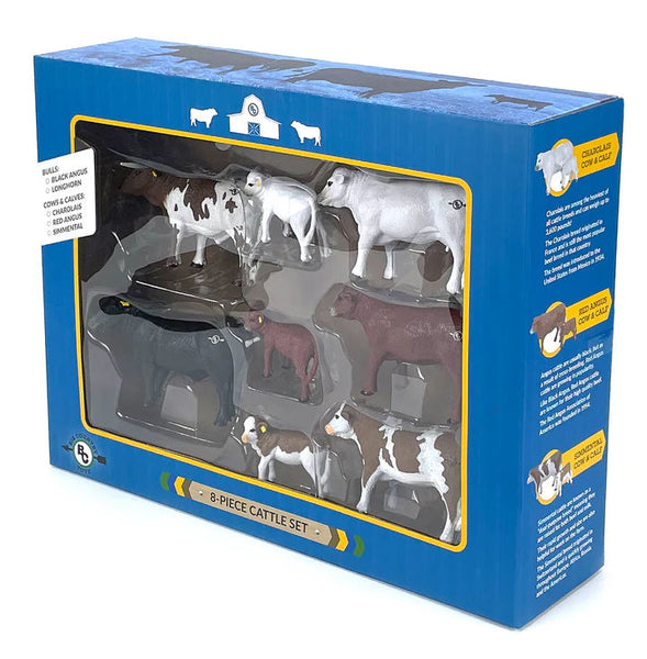 #502BC 1/20 8-Piece Cattle Assortment Set | Action Toys