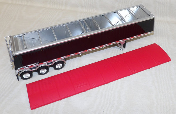 #621762 1/64 Black & Red Lode King Distinction Tri-Axle Hopper Trailer ...