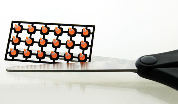 #64-110-3C 1/64 Traffic Cone Set - Black, Orange & White 18 pc. Set ...