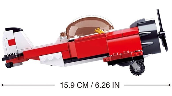 #B667E Aviation Farm Crop Duster Plane Building Brick Kit | Action Toys