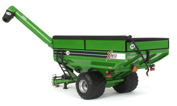 #JMM030 1/64 Green J&M X1112 X-Tended Reach Grain Cart with Singles ...