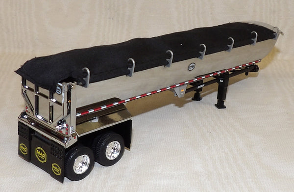 #T126 1/64 MAC Half Round Tandem-Axle Dump Trailer - No Box | Action Toys