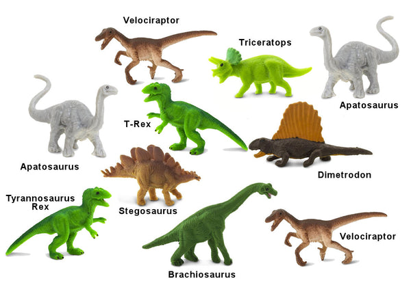 #368022 Mini Dinosaur Assortment, 10 piece | Action Toys