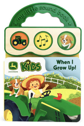 #390830 John Deere Kids When I Grow Up My Little Sound Book | Action Toys