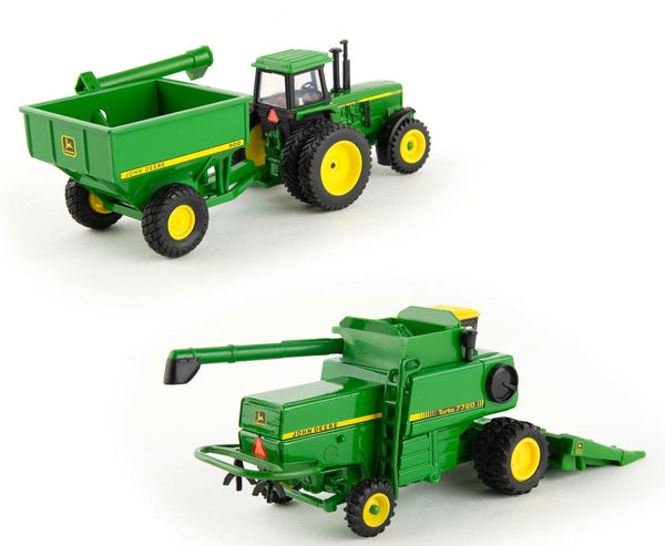 #45821 1/64 John Deere Vintage 7720 Combine Harvesting Set | Action Toys
