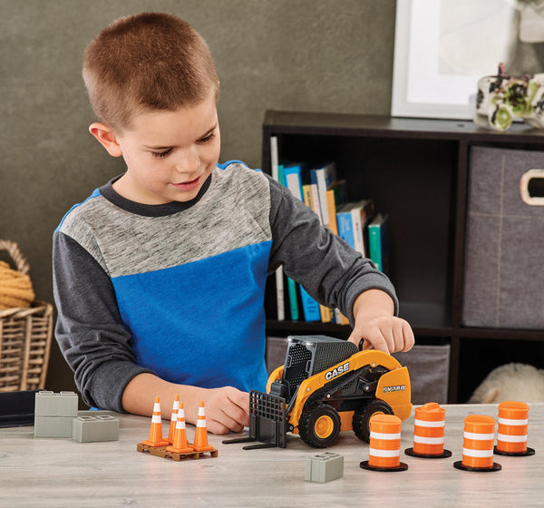 #47350 1/16 Big Farm Case SV280 Skid Steer Loader with Accessories ...