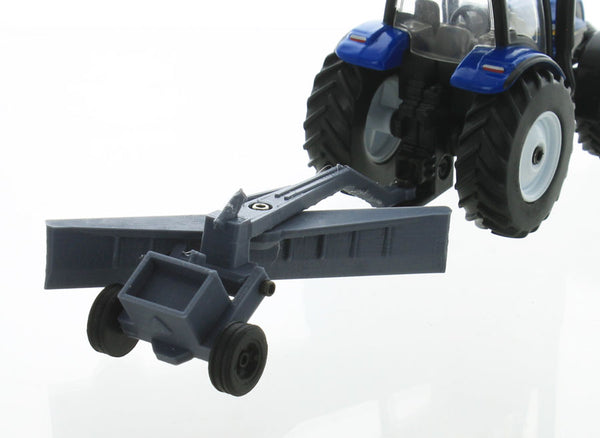 #64-364-GY 1/64 Gray Pull Type Grader Blade | Action Toys